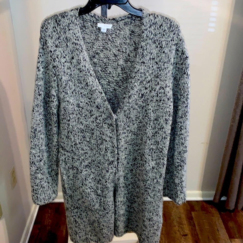 Purejill Salt & Pepper Cardigan - Gem
